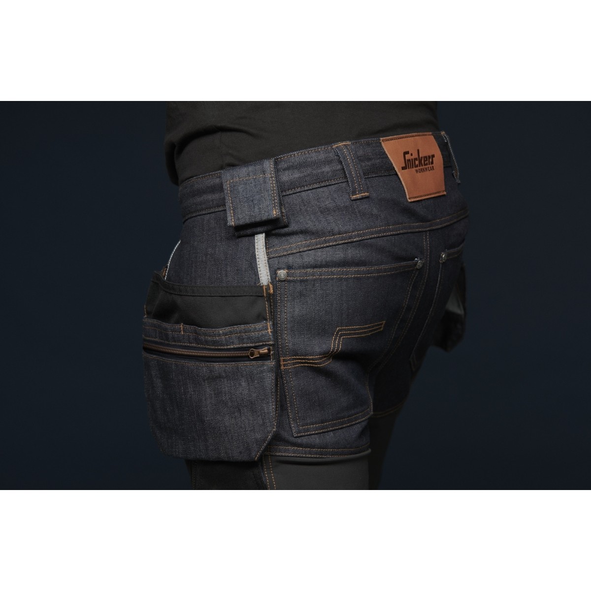 Pantalon+ en denim avec poches holster SNICKERS 6955